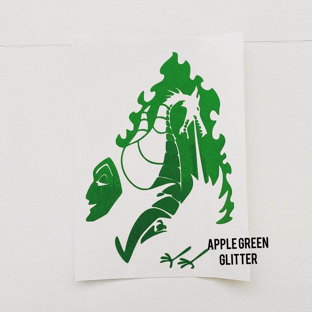 Maleficent Vinyl Decal Glitter Decal Opal Decal Disney Car - Etsy