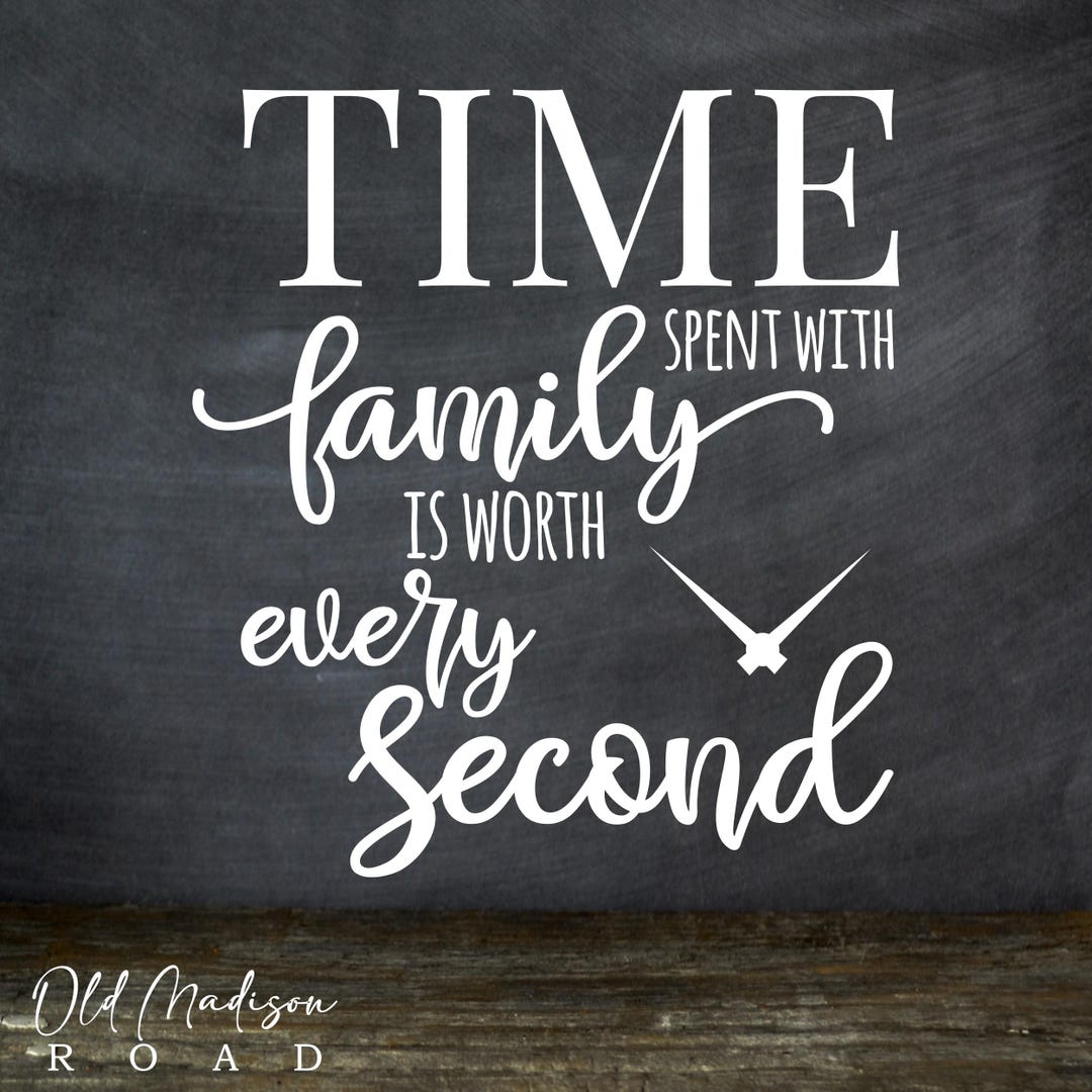 Time Spent Together Decal - Wall Decal - Door Decor - Wall Stickers ...
