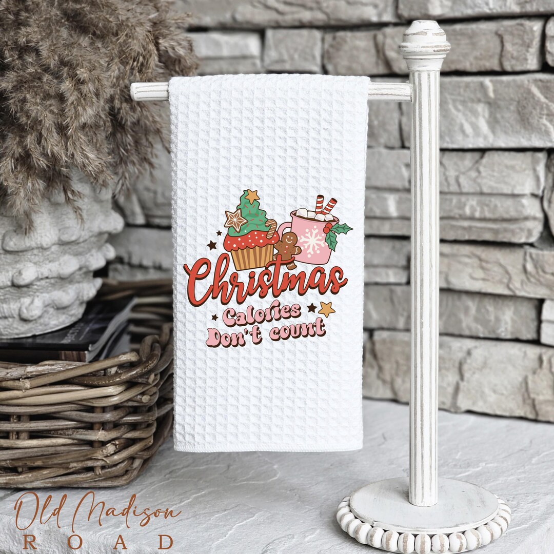 Christmas Dish Towel Christmas Hand Towel Christmas Kitchen Towel ...