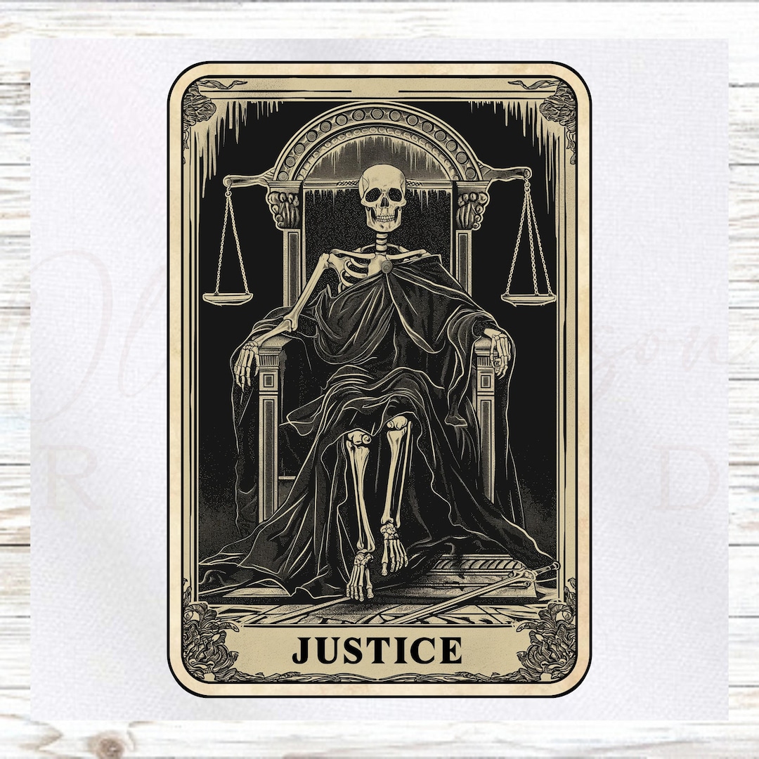Tarot Card Fabric Panel - Justice Fabric Panel - Quilt Panel - Quilting ...