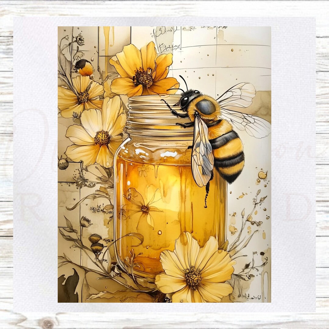 Bumble Bee Fabric Panel - Bee Fabric Panel - Quilt Panel - Quilting ...