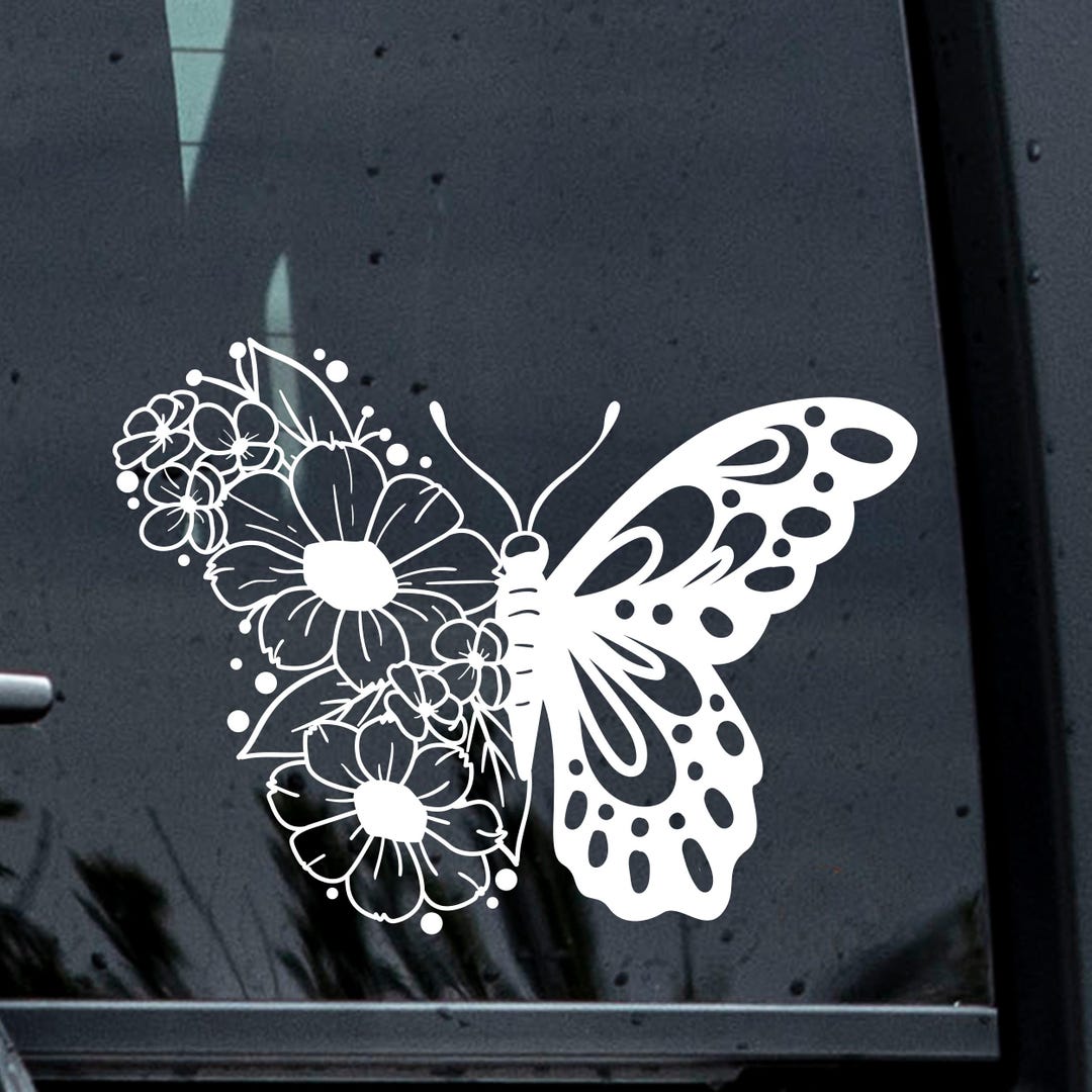 Butterfly Decal - Butterfly Car Decal - Butterfly - Butterfly Truck ...