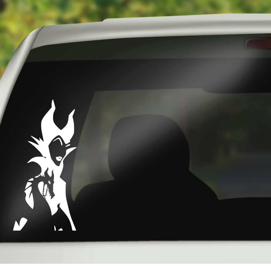 Maleficent Dragon Vinyl Decal, Glitter Decal, Opal Decal, Disney ...