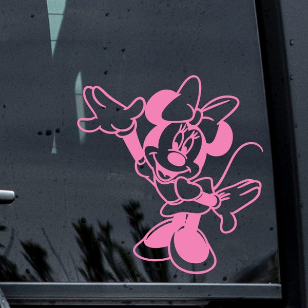 Minnie Mouse Decal - Etsy