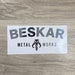 Beskar Metal Works Decal, Mandalorian Crest Decal, Truck Decal, Car ...