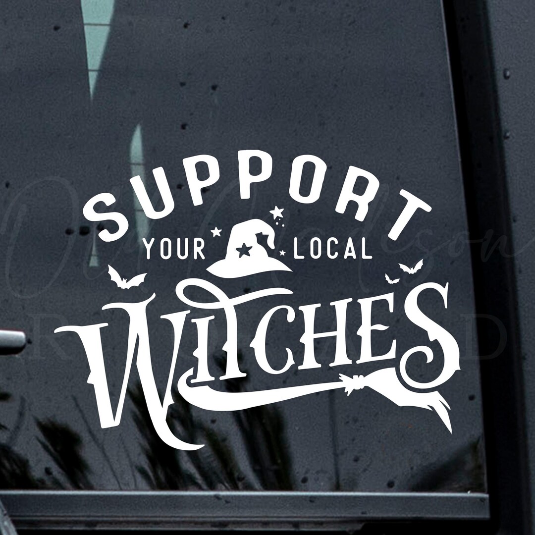 Witch Aesthetic Decal - Witch Decal - Witch Car Decal - Witch Truck ...