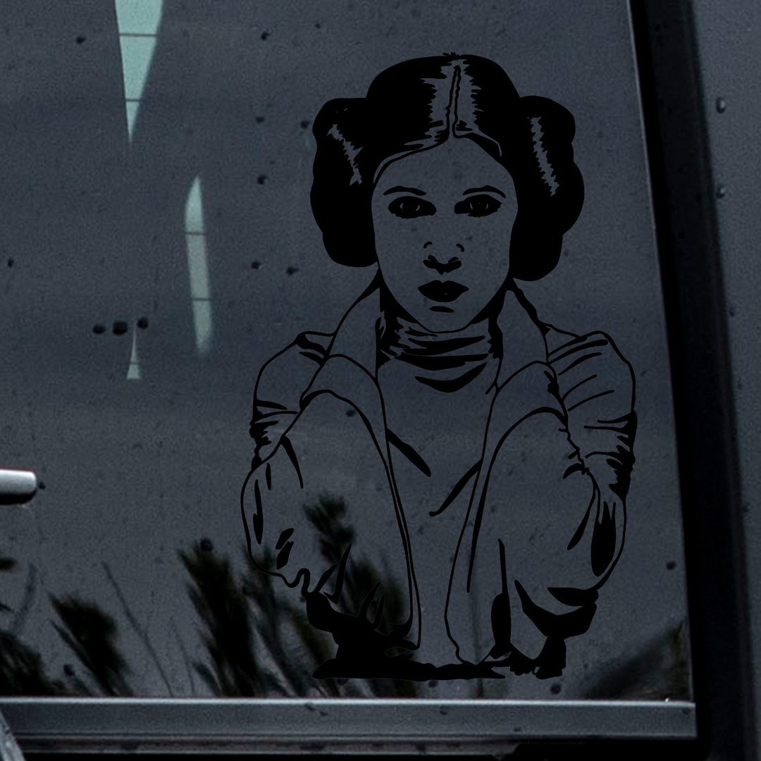 Princess Leia Decal, Star Wars Decal, Jedi Decal, Star Wars Rebel Decal ...