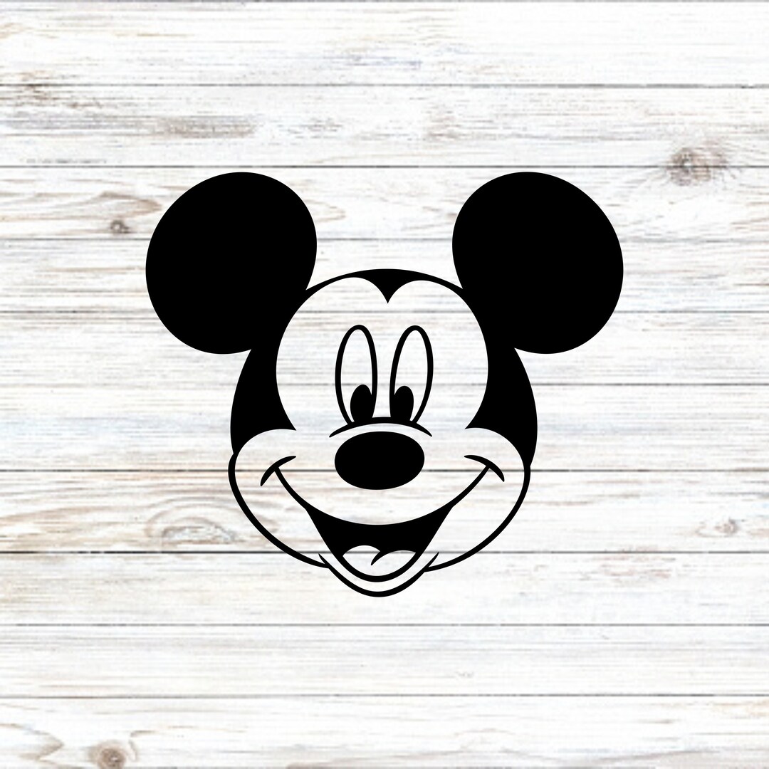 Mickey Mouse Vinyl Decal, Mickey Sticker, Glitter Decal, Disney Decal ...