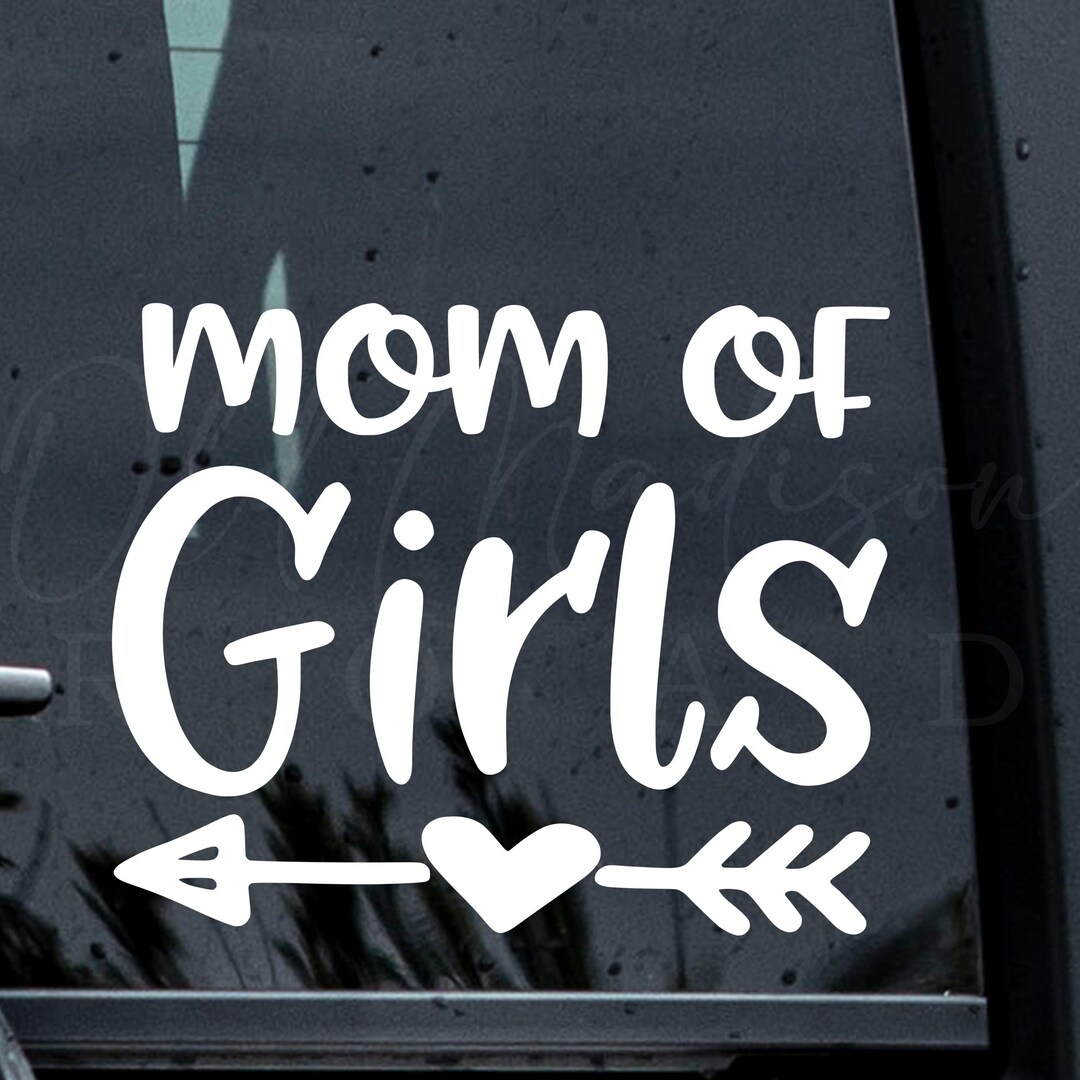 Mom of Girls Decal - Girl Mom Decal - Mama of Drama - Gift for Mom ...