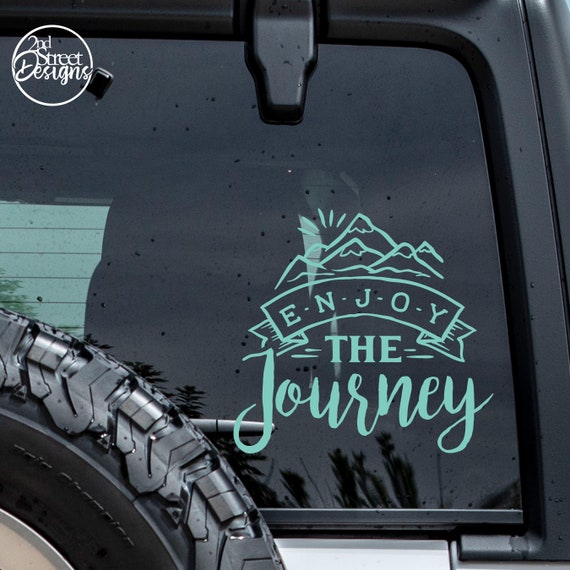 Enjoy the Journey Decal Vinyl Decal Laptop Decal - Etsy