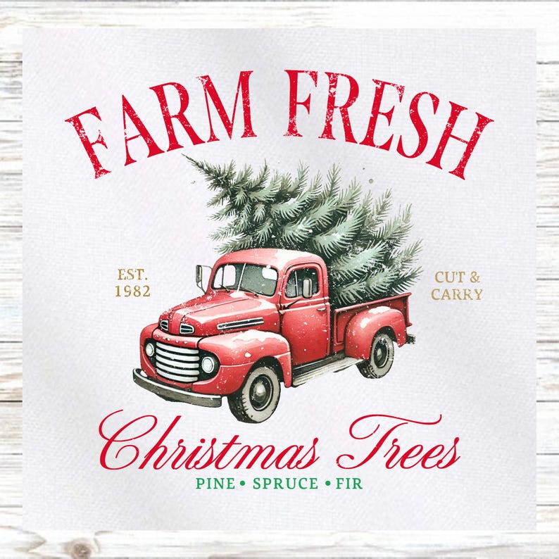 Christmas Fabric Panel - Christmas Trees Fabric Panel-quilt Panel ...