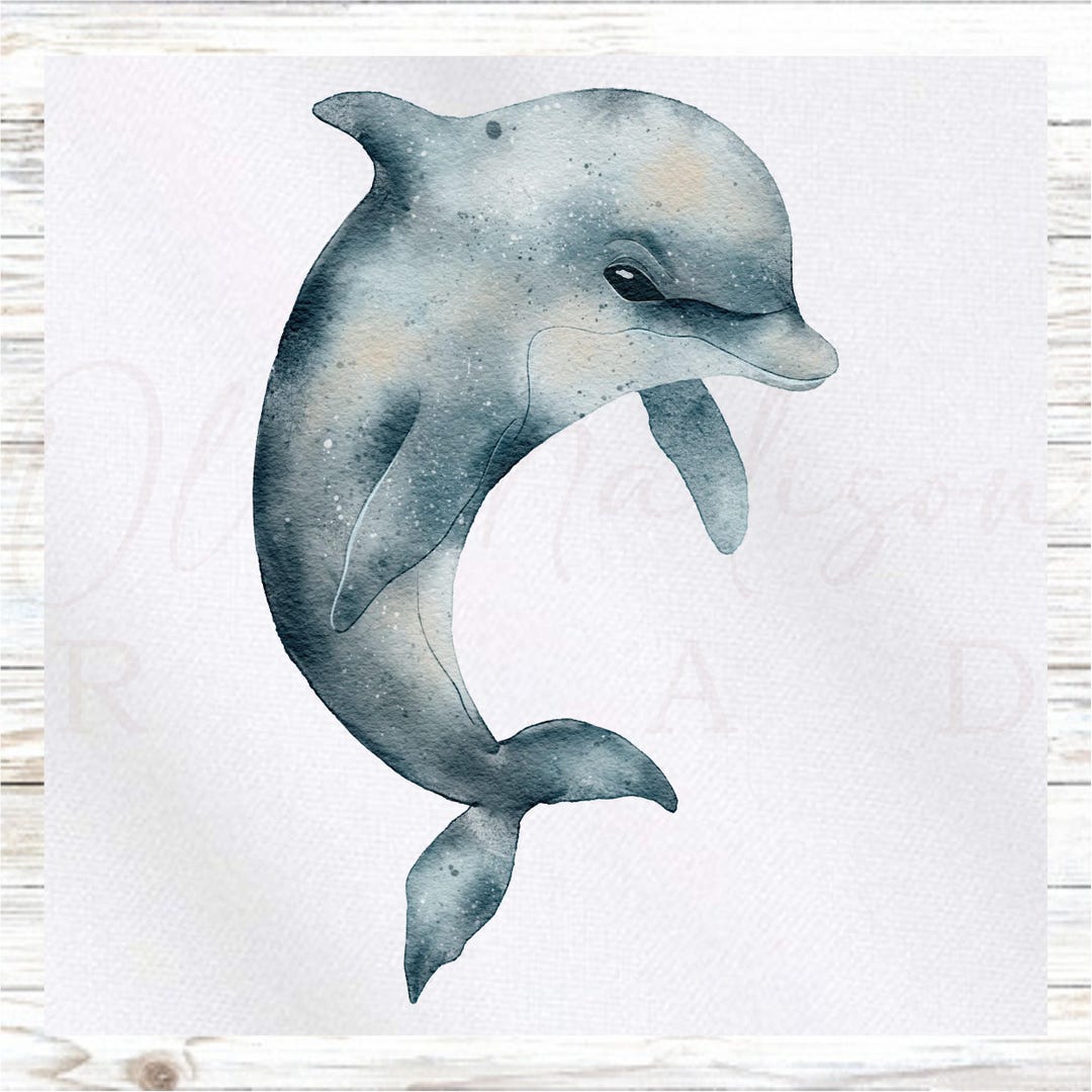 Dolphin Fabric Panel - Sea Creature Fabric Panel- Quilt Panel ...