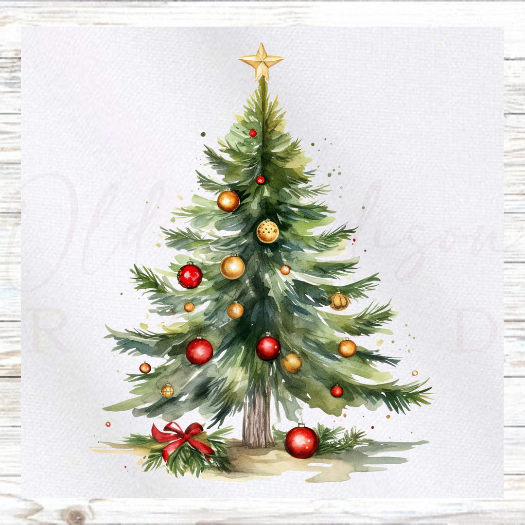 Christmas Tree Fabric Panel - Fabric Panel - Christmas Trees Panel ...