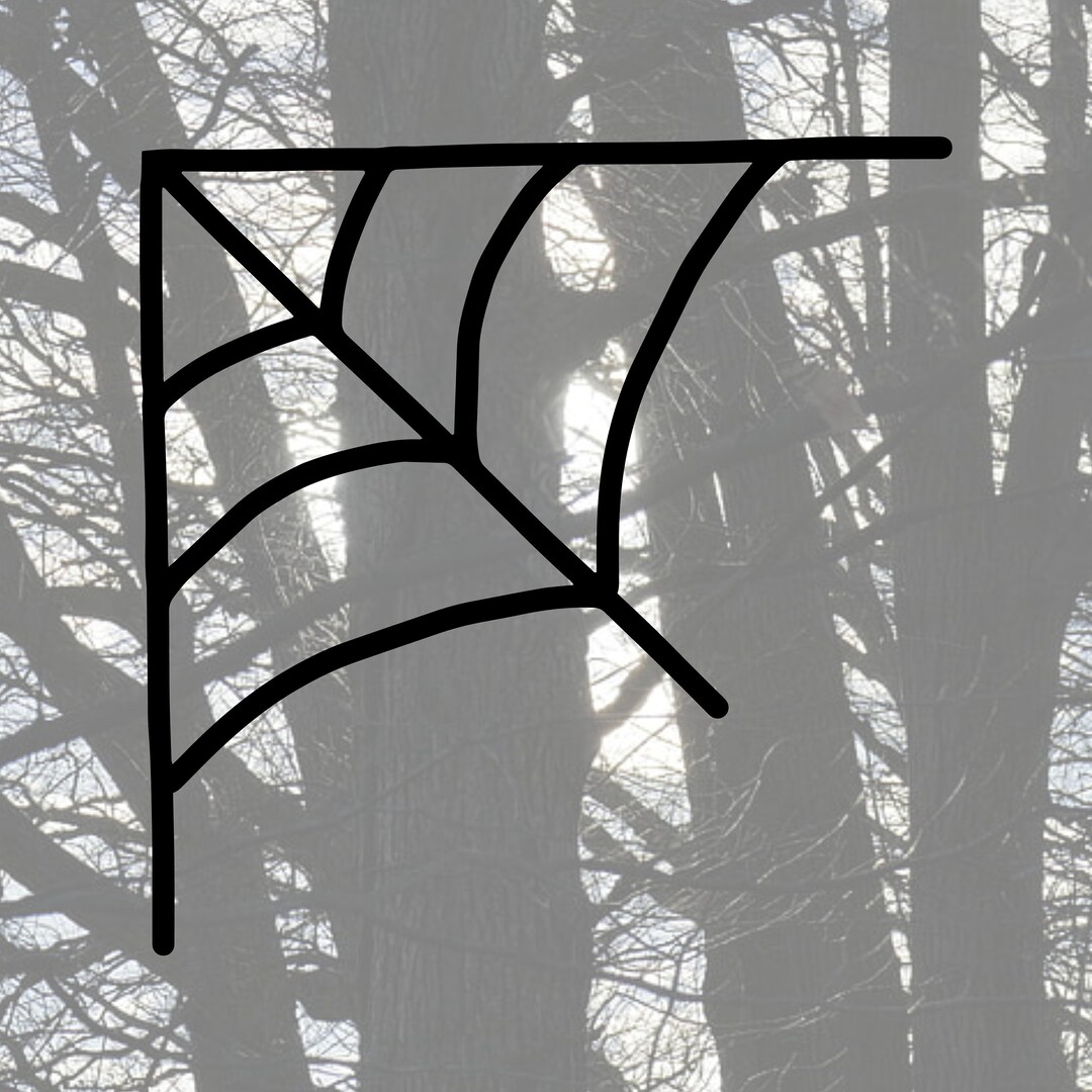 Spider Web Decal Halloween Halloween Decor Vinyl Decal - Etsy