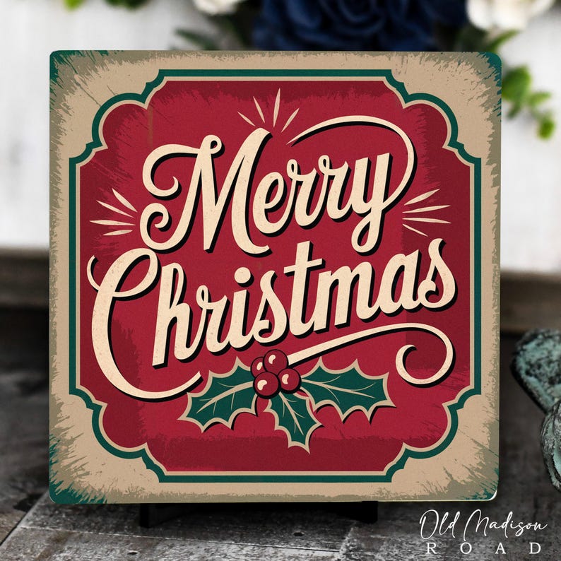 Christmas Sign - Christmas Sign - Merry Christmas Sign - Christmas ...