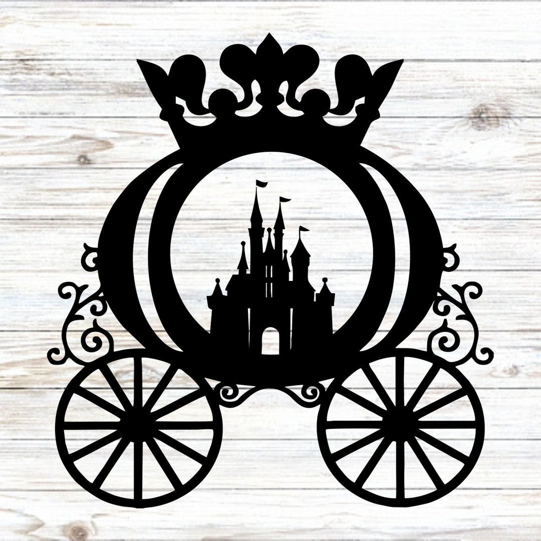 Cinderella Coach Decal, Decal, Disney Decal, Car Decal, Cinderella ...