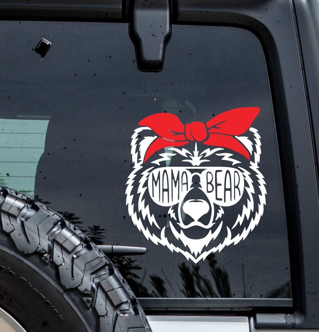 Mama Bear Decal, Mama Bear Sticker, Mama Bear, Gift for Mom, Mom Gift ...