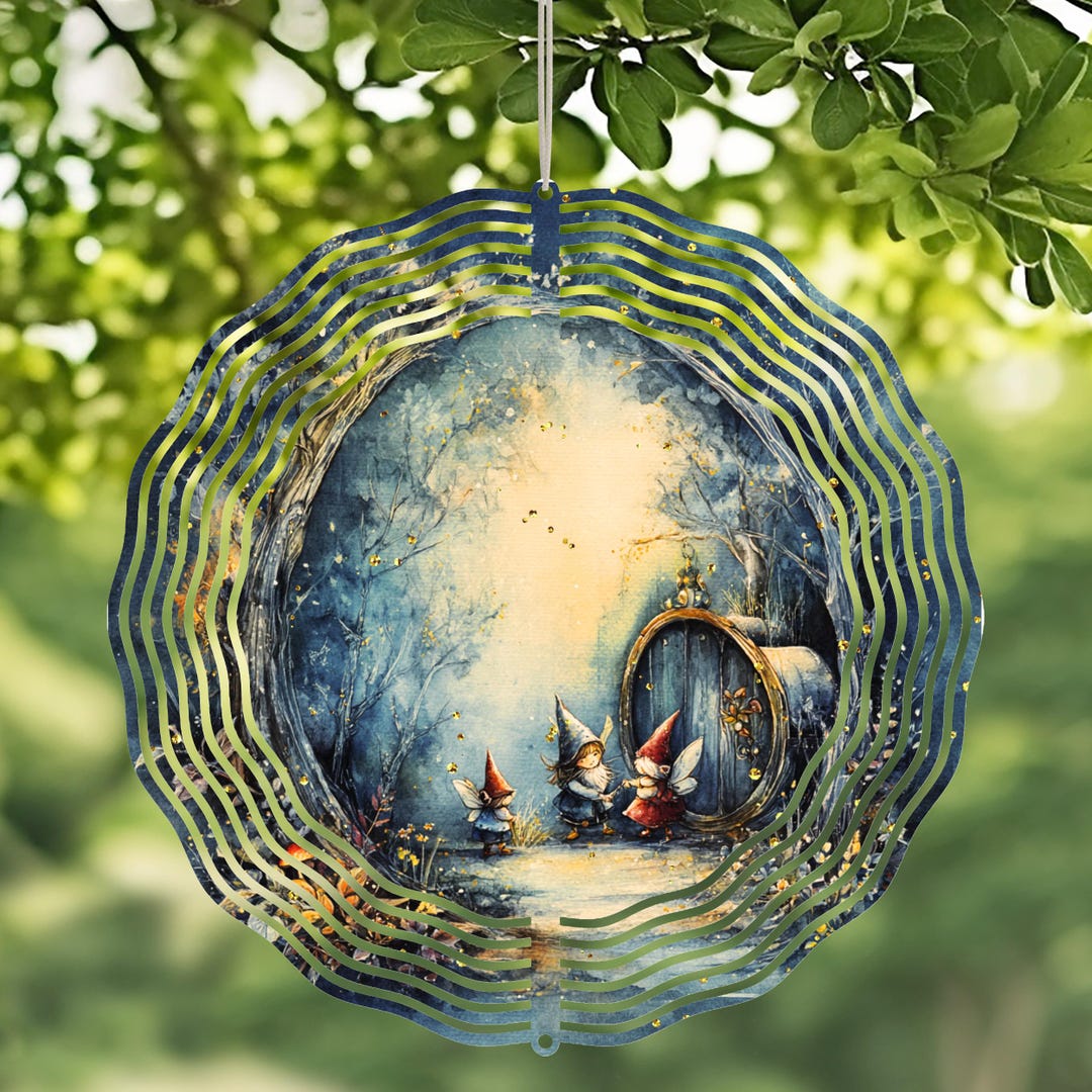 Wind Spinner - 10" Wind Spinner - Fairies Wind Spinner - Fantasy Scene ...
