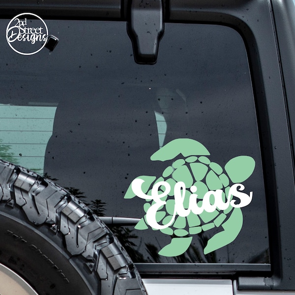 Sea Turtle Decal - Etsy