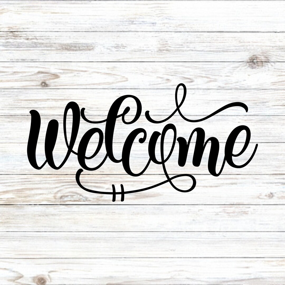 Welcome to Our Home Story Decal, Window Decal, Welcome Sign Decal, DIY ...