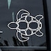 Sea Turtle Decal, Sea Turtle Vinyl Decal, Sea Turtle Car Decal, Glitter ...