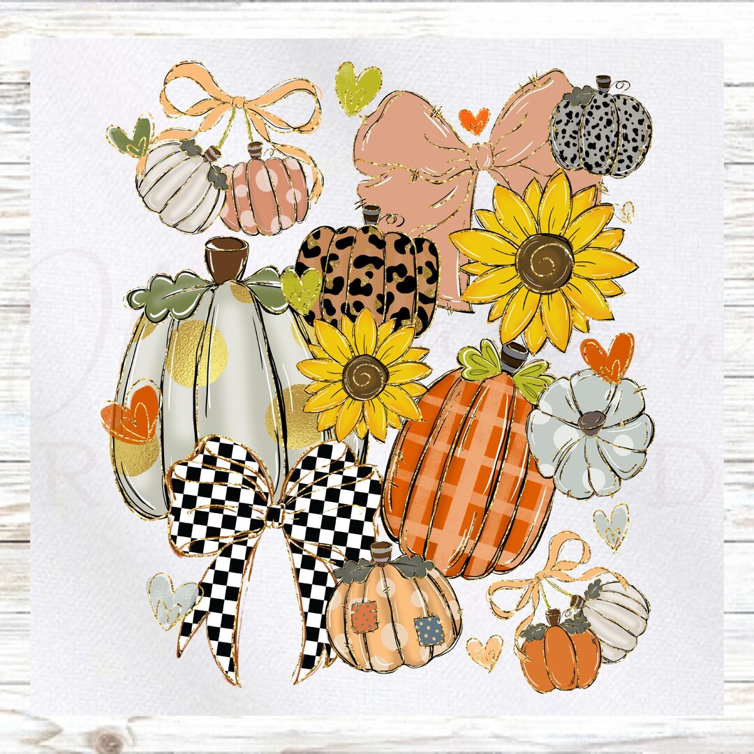 Fall Fabric Panel - Pumpkins Fabric Panel - Quilt Panel - Quilting ...