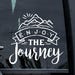 Enjoy the Journey Decal, Vinyl Decal, Laptop Decal, Personalized Decal ...