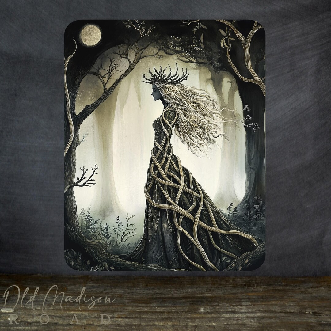 Twisted Tree Sign-old Tree Sign-witch Aesthetic Sign-metal Sign-fantasy ...