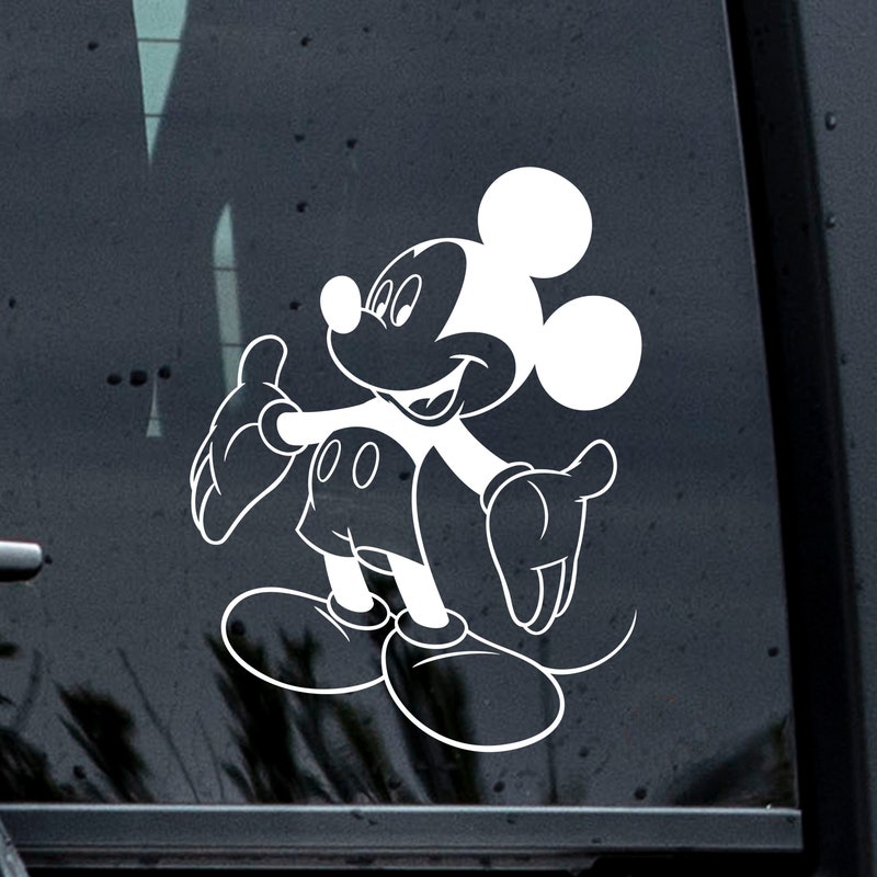 Mickey Mouse Decal - Etsy