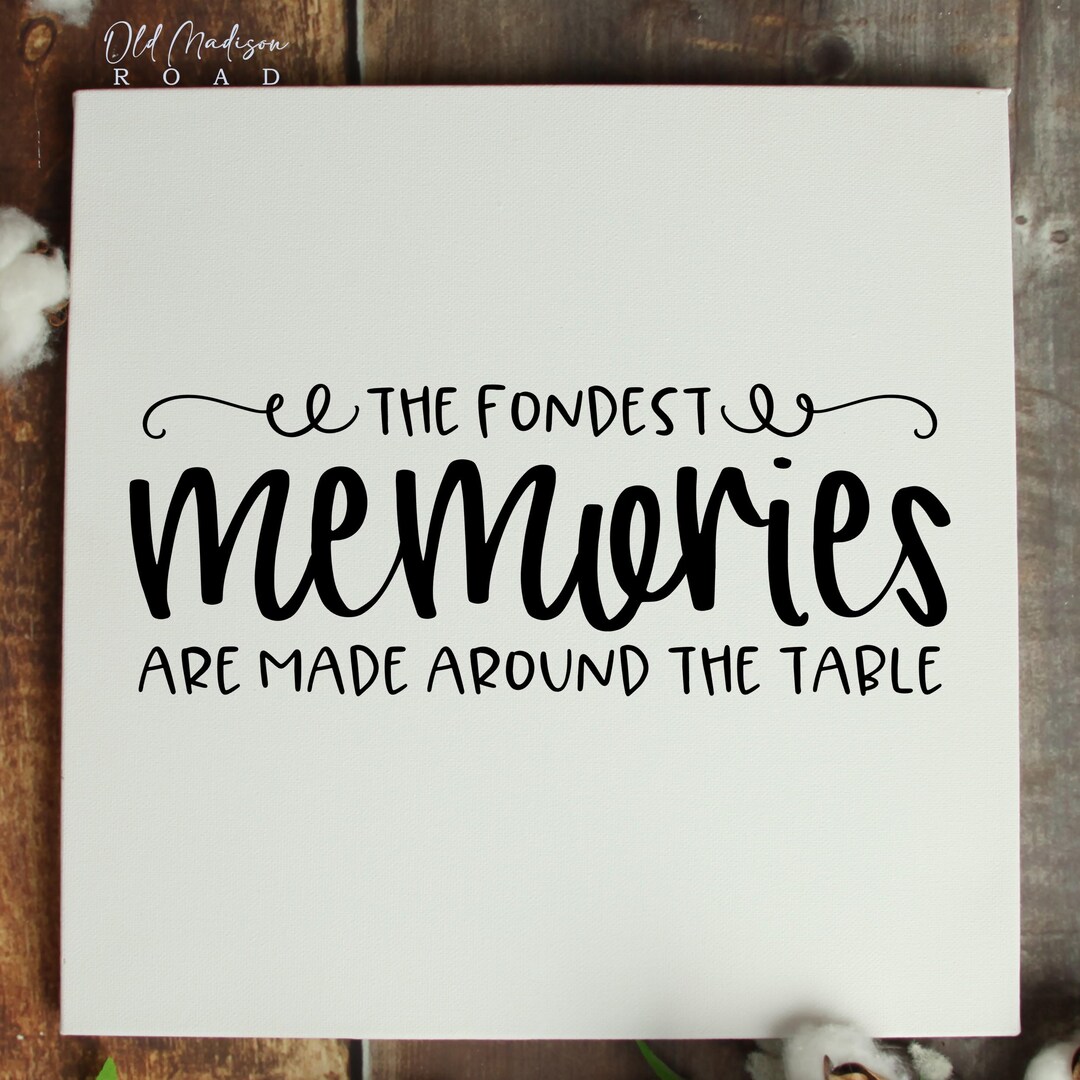 The Fondest Memories Are Made Decal-wall Decal- Door Decor - Wall ...