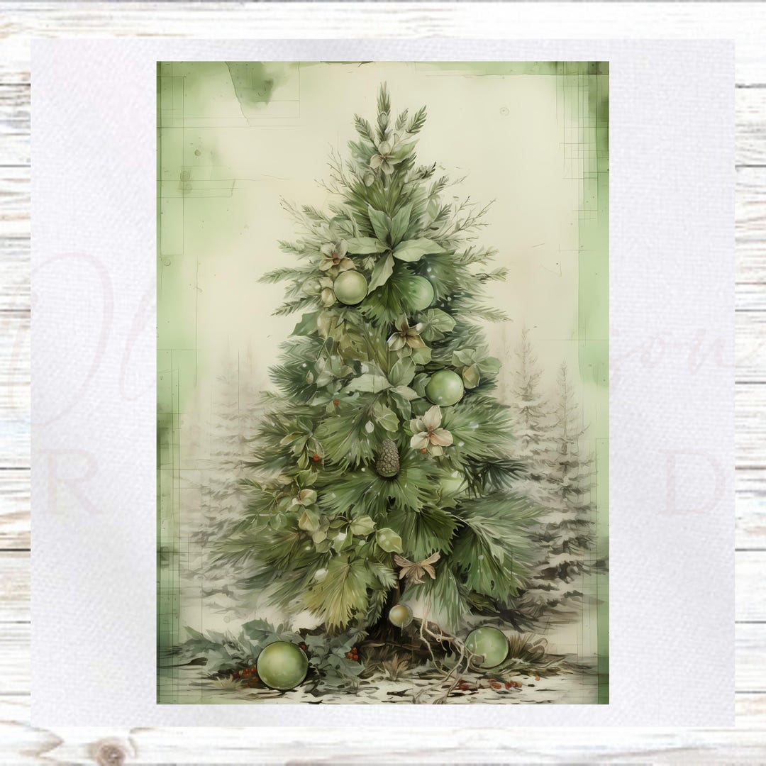 Christmas Fabric Panel - Christmas Trees Fabric Panel - Quilt Panel ...
