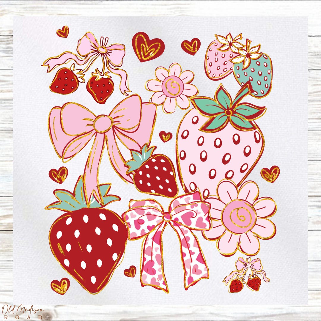 Strawberries Fabric Panel - Fruit Fabric Panel - Quilt Panel - Quilting ...