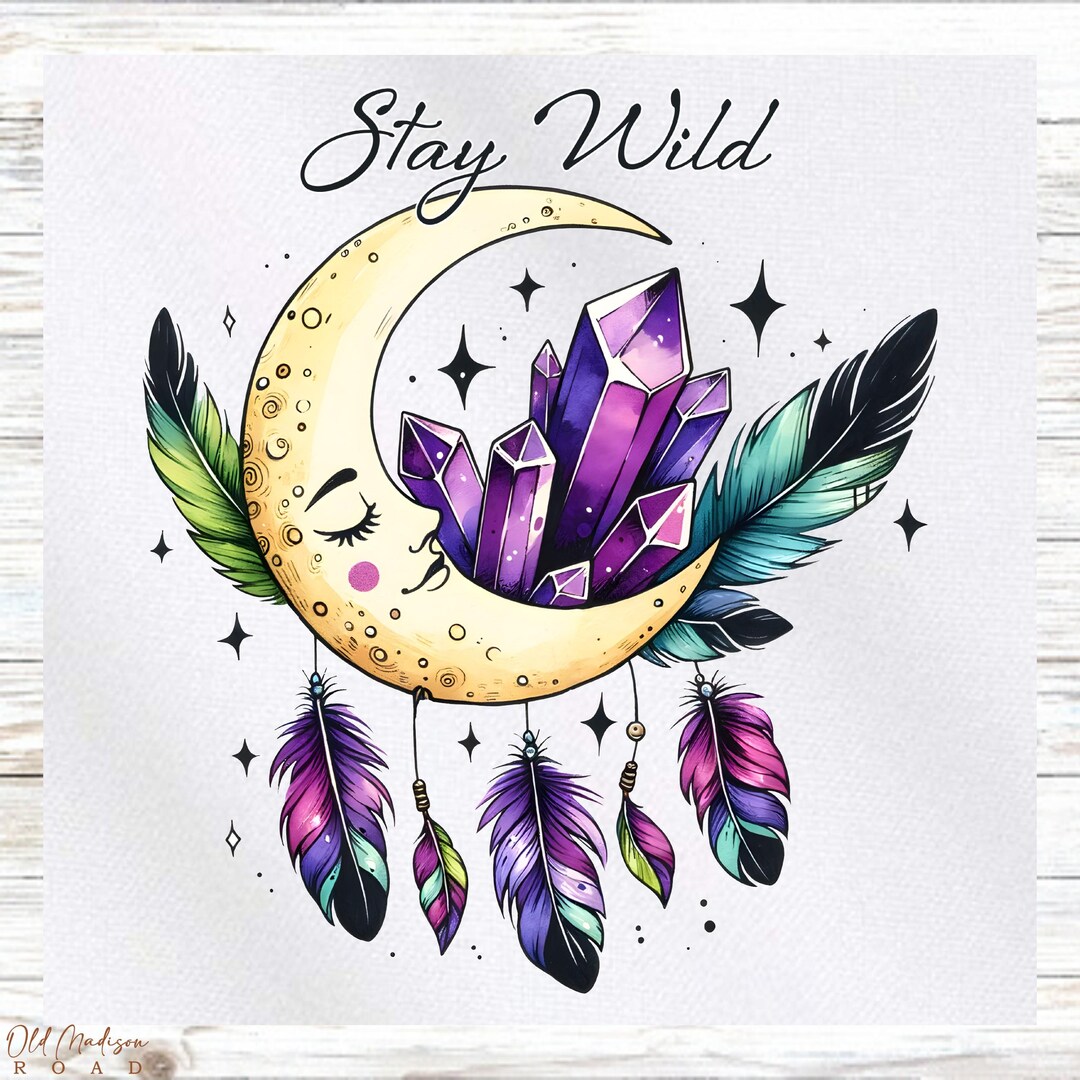 Crescent Moon Fabric Panel - Moon Fabric Panel - Quilt Panel - Quilting ...