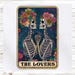 Tarot Card Fabric Panel - Skeleton Fabric Panel - Quilt Panel ...