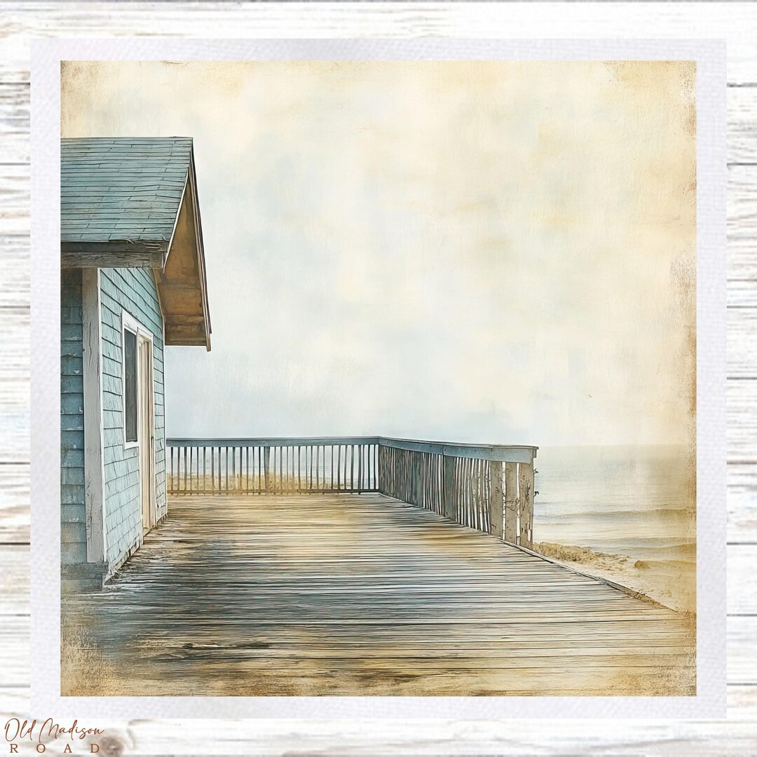 Beach Themed Fabric Panel -beach House Fabric Panel-quilt Panel ...