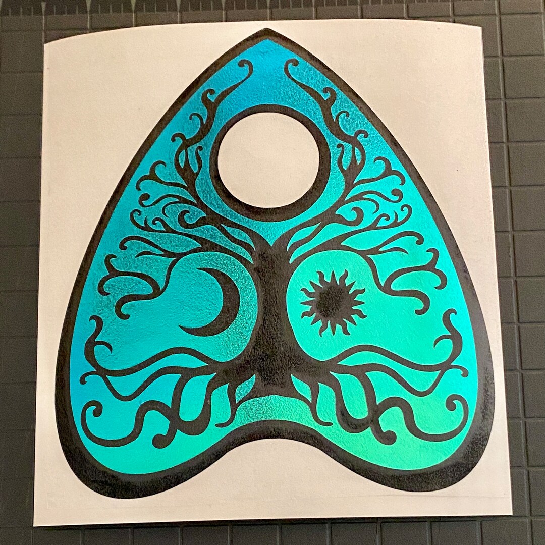 Ouija Planchette Decal, Ouija Decal, Spirit Board Decal, Car Decal ...