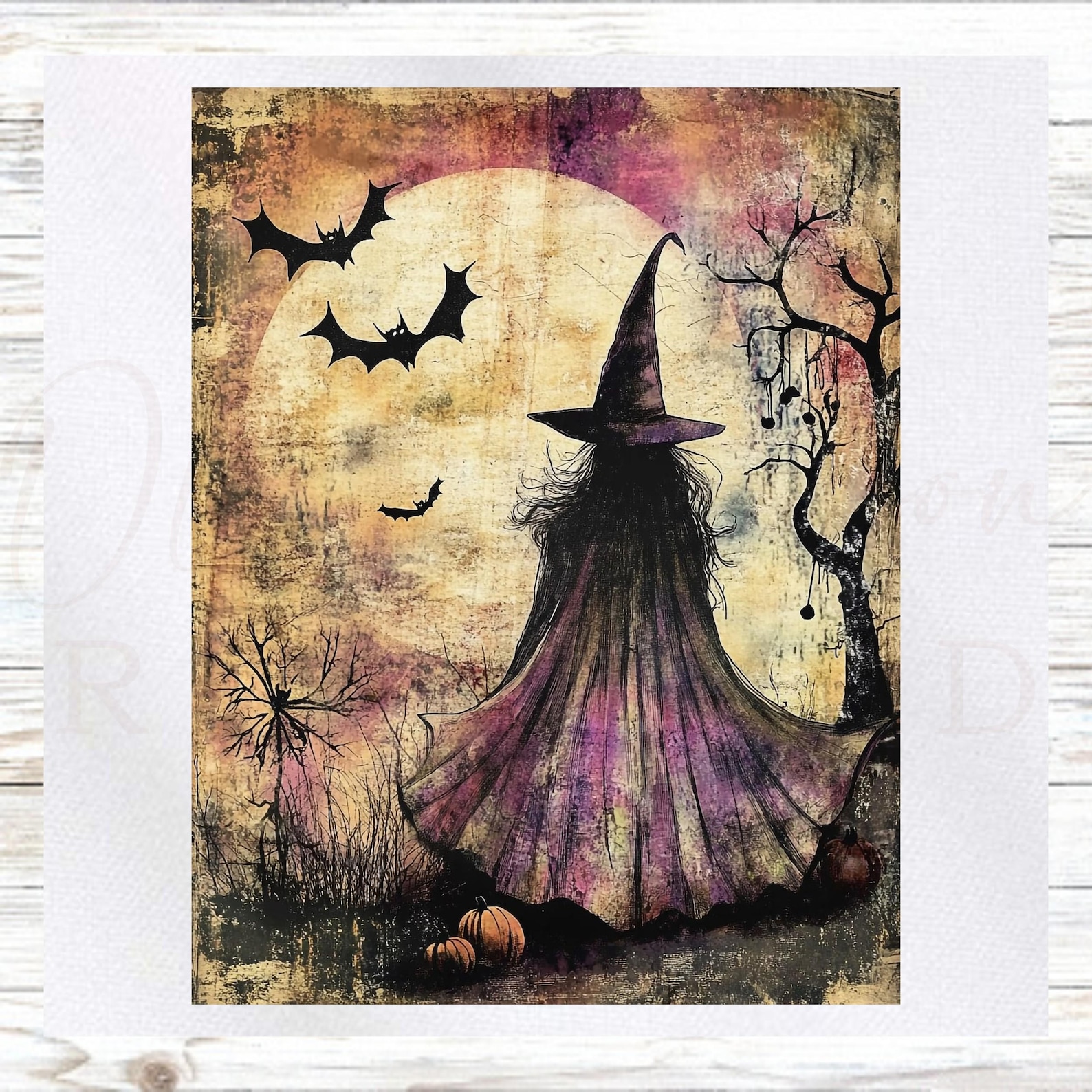 Halloween Fabric Panel - Witch Fabric Panel - Quilt Panel - Quilting ...
