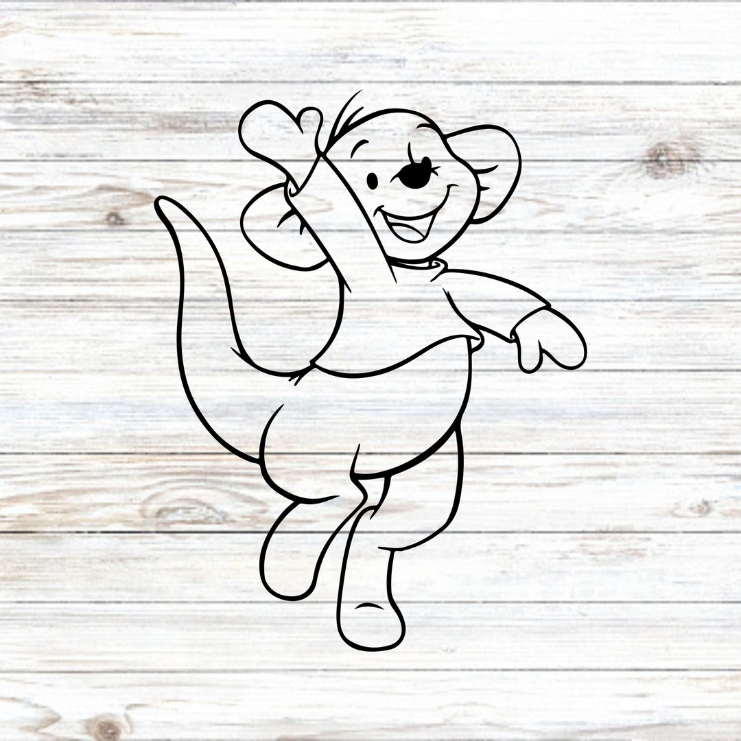 Roo Decal, Decal, Vinyl Decal, Roo Stickers, Disney Decal, Custom Decal ...