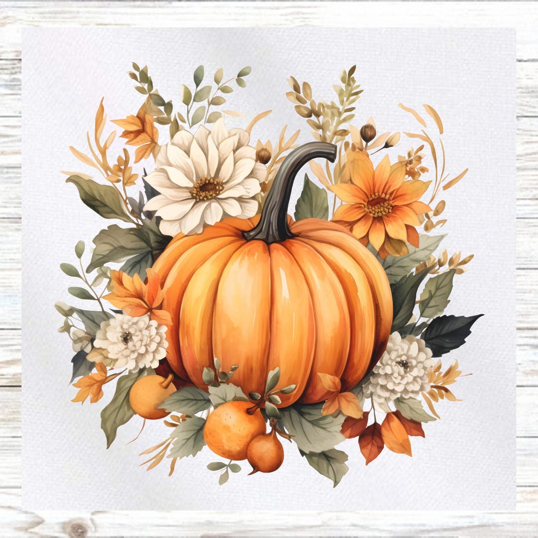 Fall Fabric Panel - Pumpkins Fabric Panel - Quilt Panel - Quilting ...