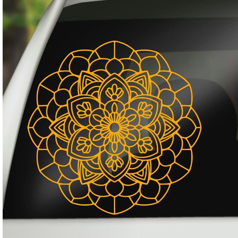 Car Decal Mandala - Etsy