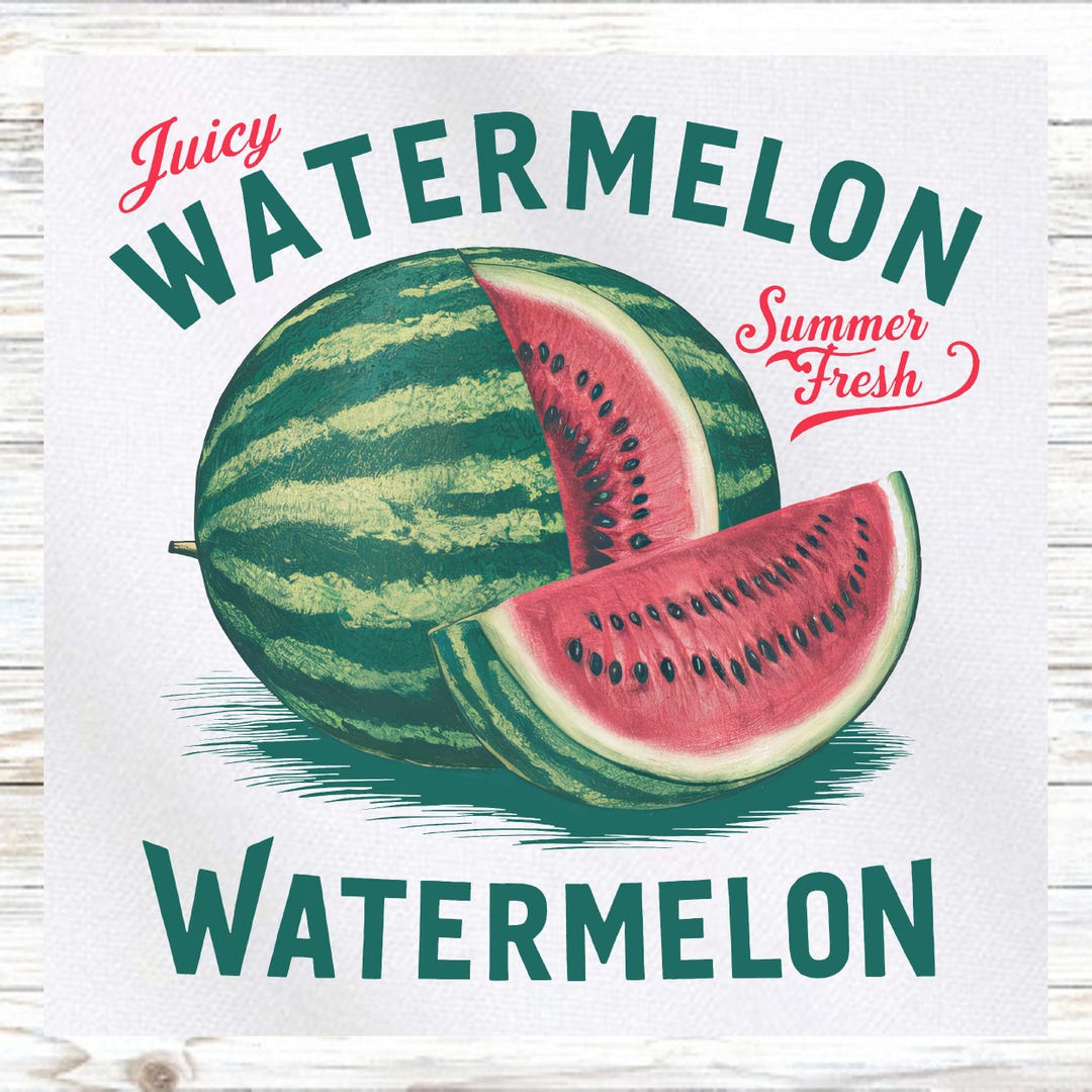 Fruit Fabric Panel - Fruit Stand Fabric Panel-watermelon Fabric Panel ...