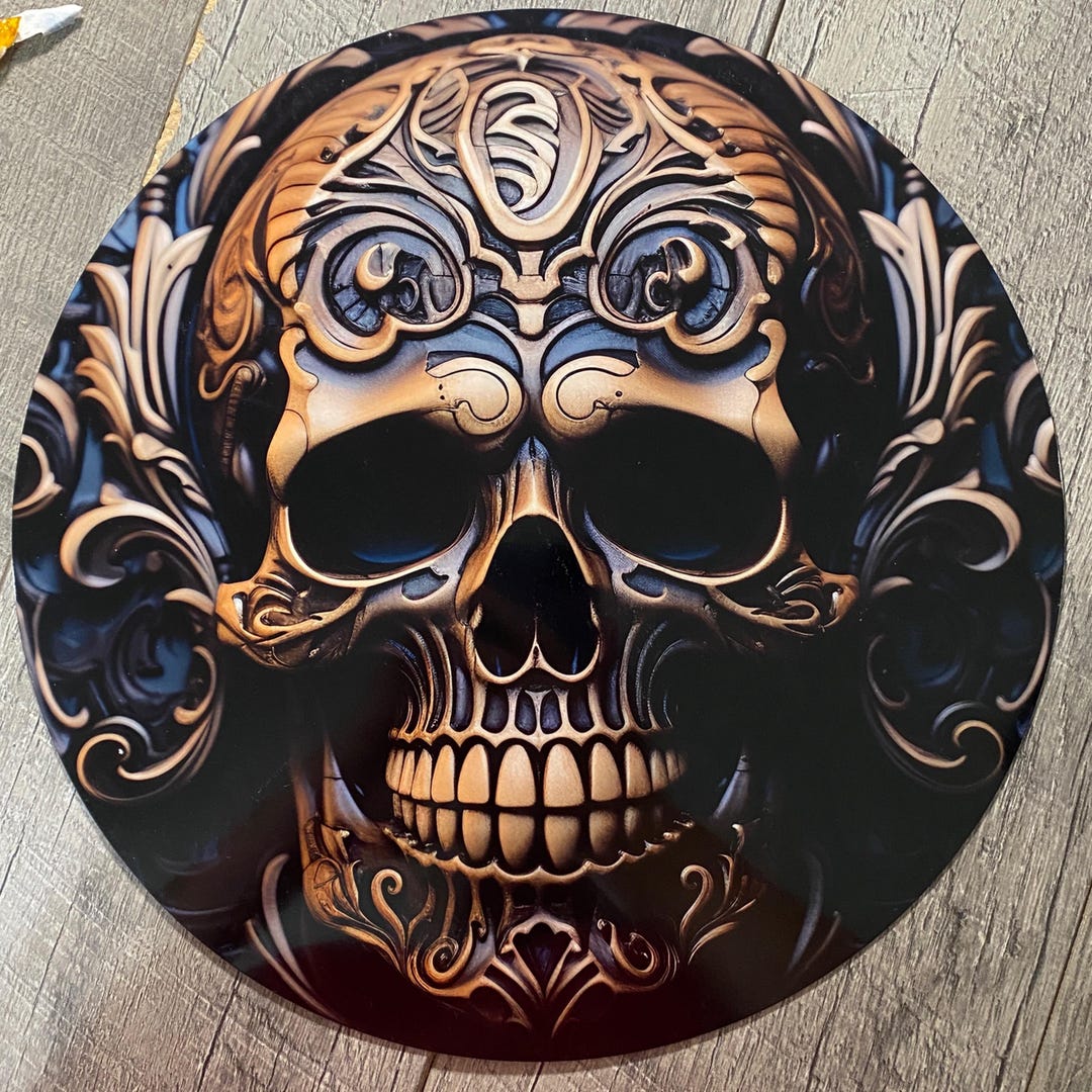 Wreath Sign, Halloween Wreath Sign, Skull Wreath Sign, Halloween Scene ...