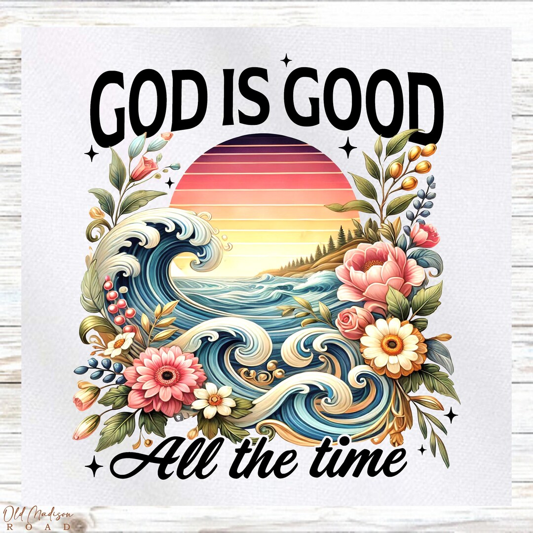 Christian Fabric Panel - God is Good Fabric Panel - Quilt Panel ...