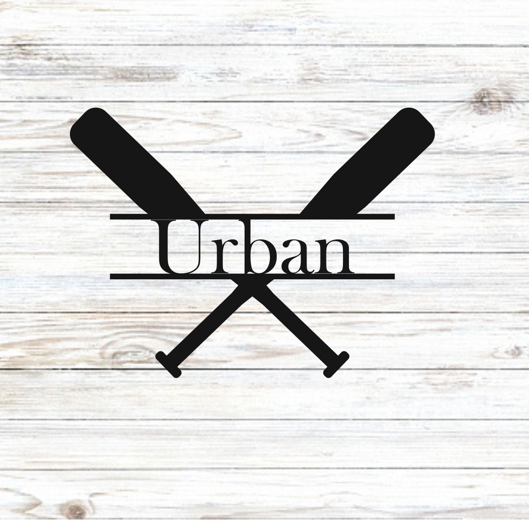 Baseball Bat Name Decal, Custom Name Decal, Name Decal, Glitter Name ...