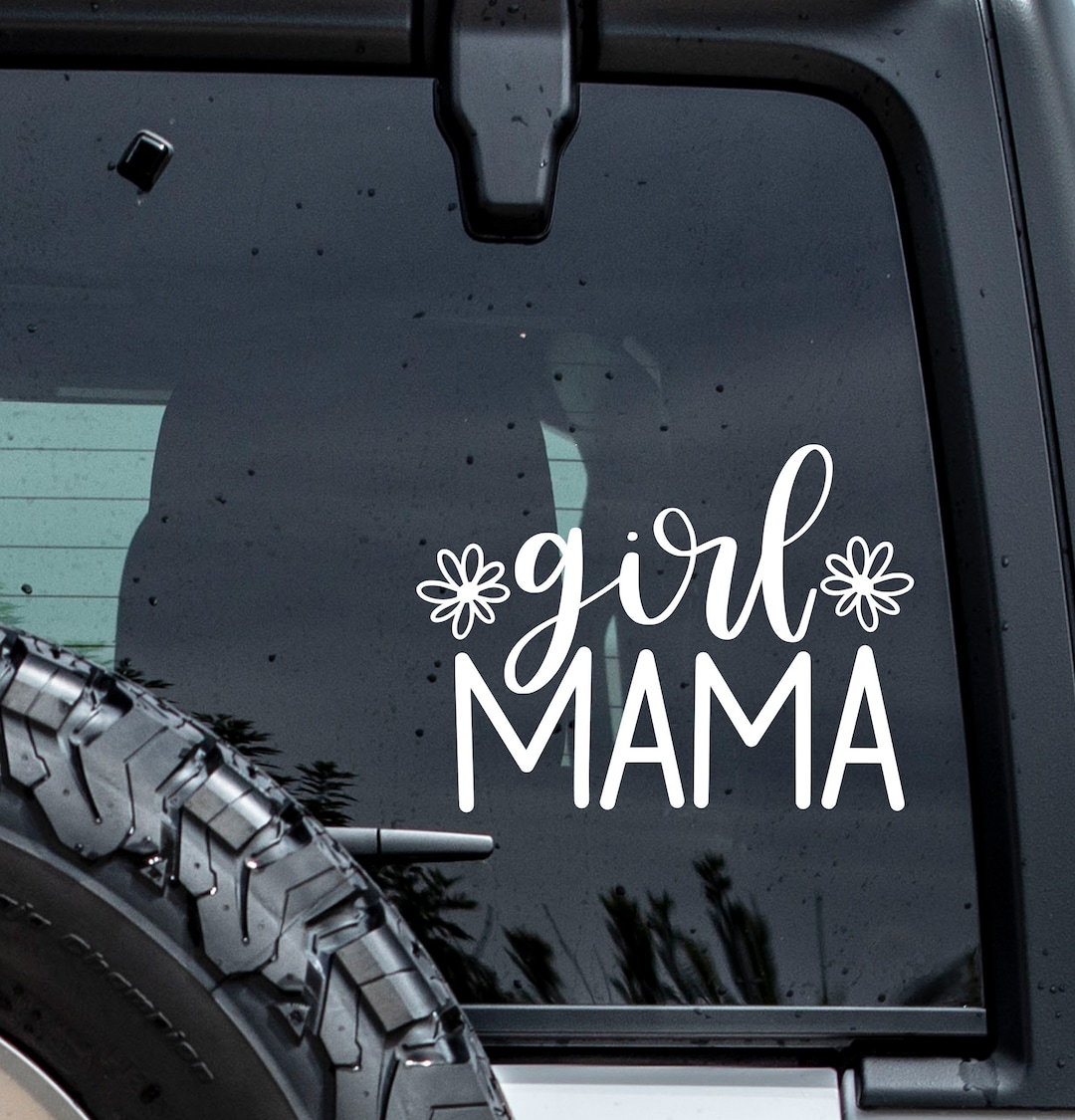 Girl Mama Decal, Girl Mom Decal, Mama of Drama, Gift for Mom, Mom Gift ...