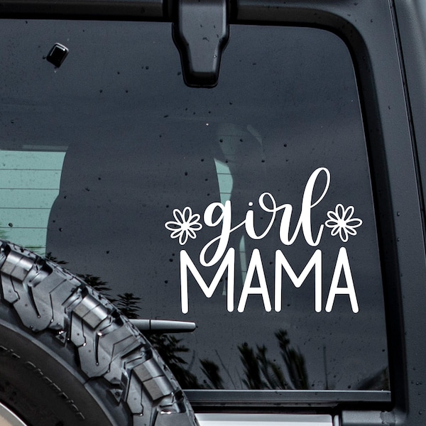 Girl Mom Decal - Etsy