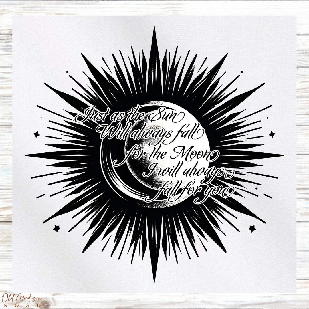 Sun and Moon Fabric Panel - Moon Phase Fabric Panel - Quilt Panel ...