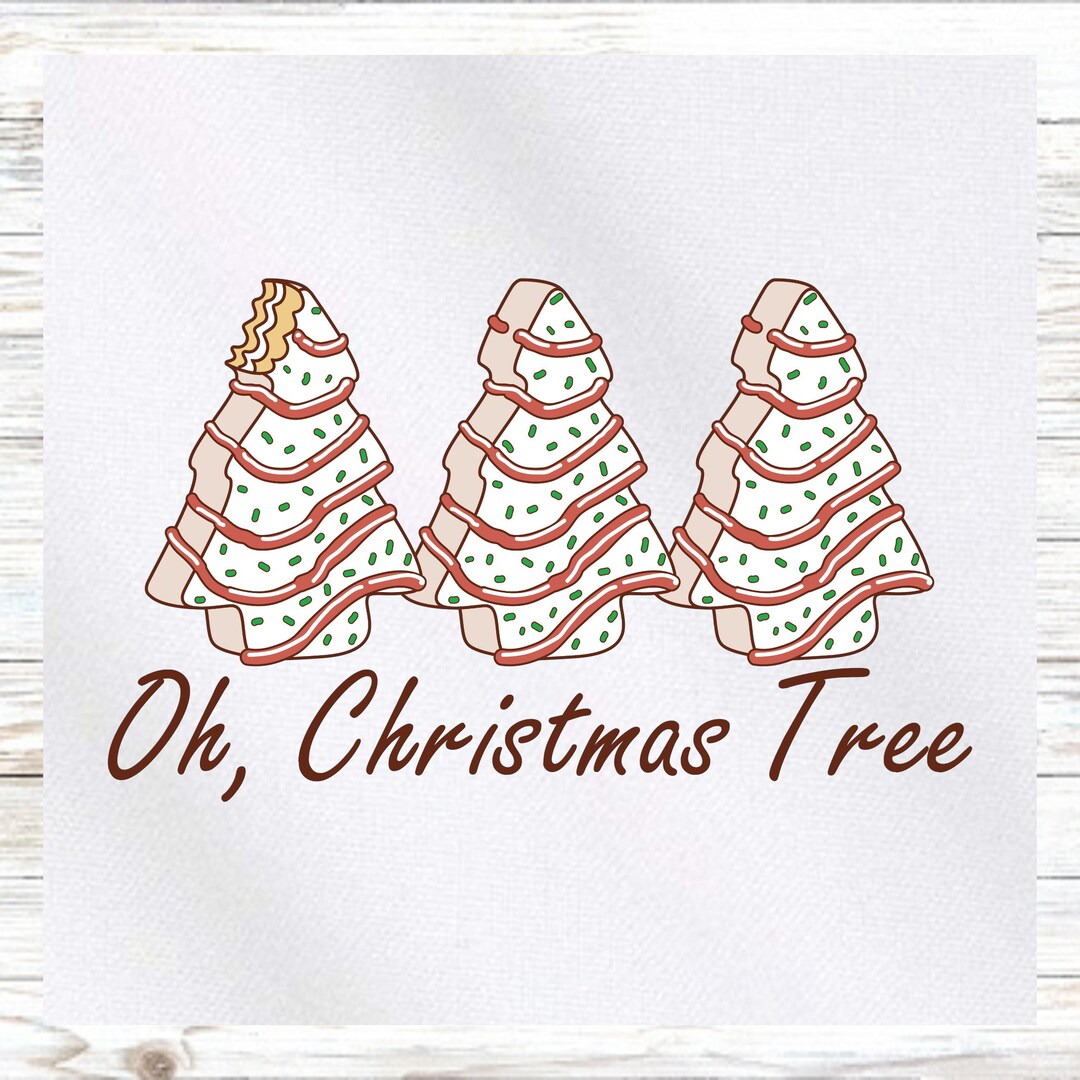 Christmas Fabric Panel - Oh Christmas Tree Fabric Panel - Quilt Panel ...