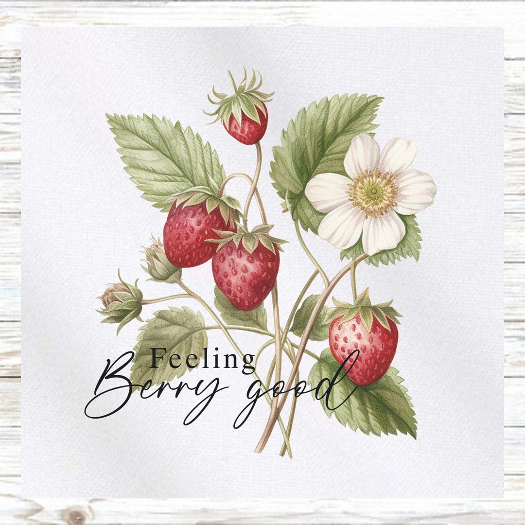 Strawberries Fabric Panel - Fruit Fabric Panel - Quilt Panel - Quilting ...