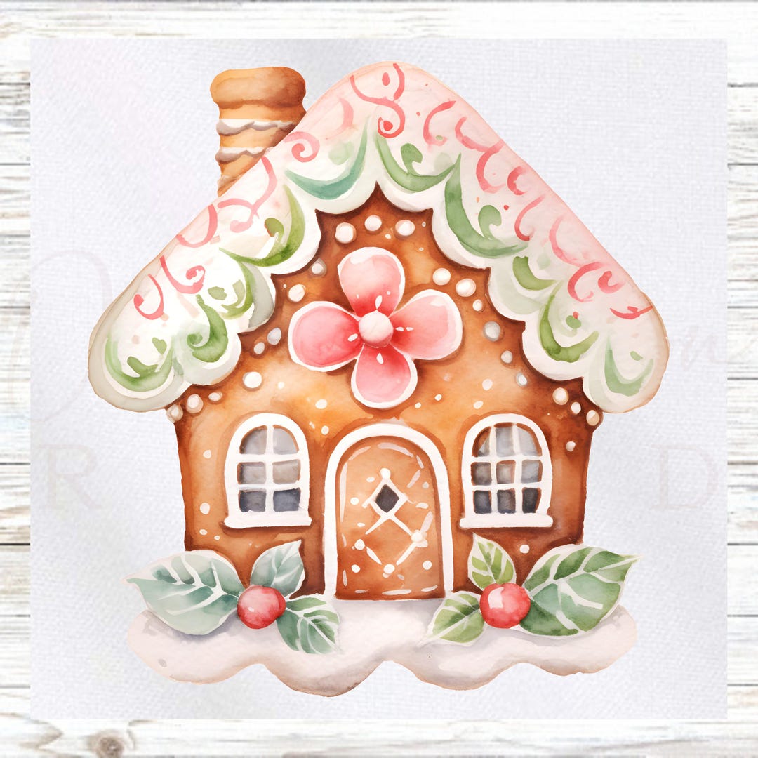 Christmas Fabric Panel - Gingerbread House Fabric Panel - Quilt Panel ...